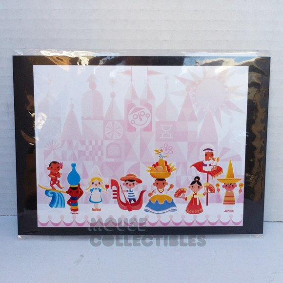 Disney | Art | Disney Parks Wonderground Postcard Its A Small World ...